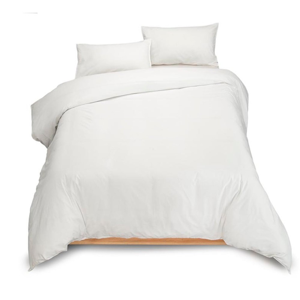 White Washed Cotton Duvet Cover Set | Volpes