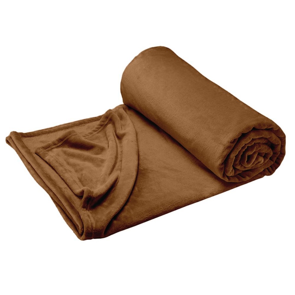 Shimmersoft Toffee Throw | Volpes