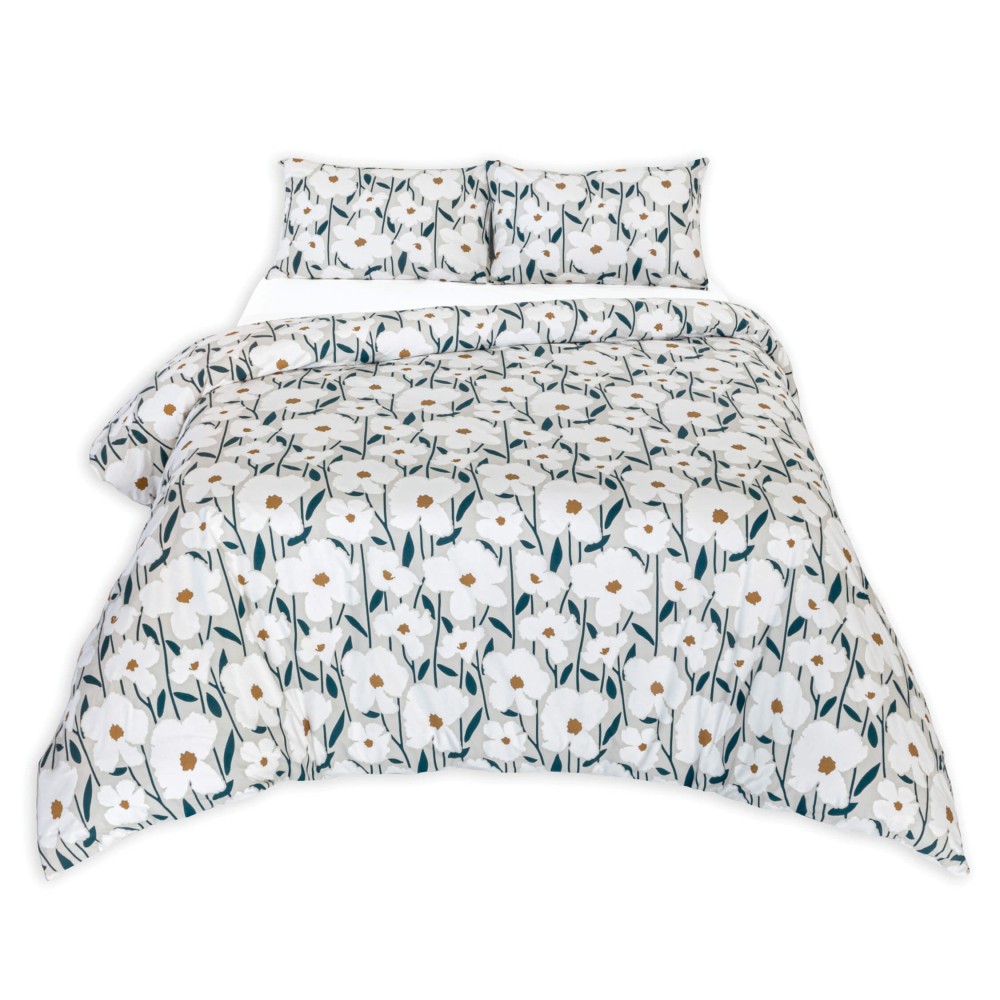 RILEY GREY DUVET COVER SET | Volpes