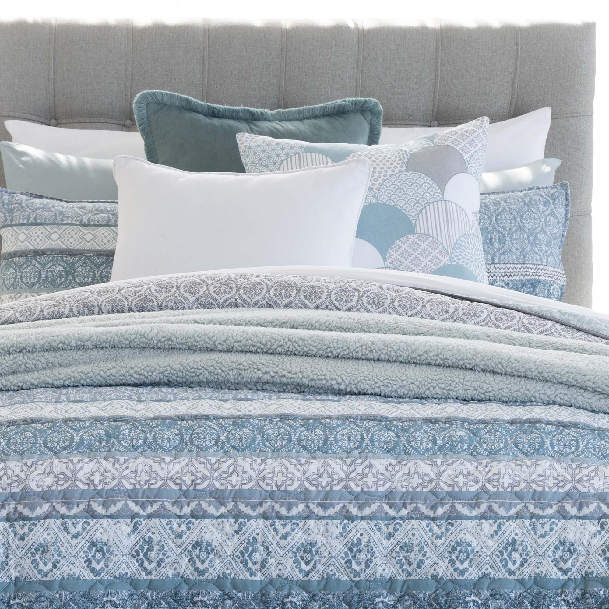 CHANTAL TEAL QUILT SET | Volpes