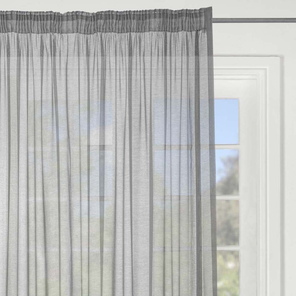 Silver Mystical Voile Curtain | Volpes