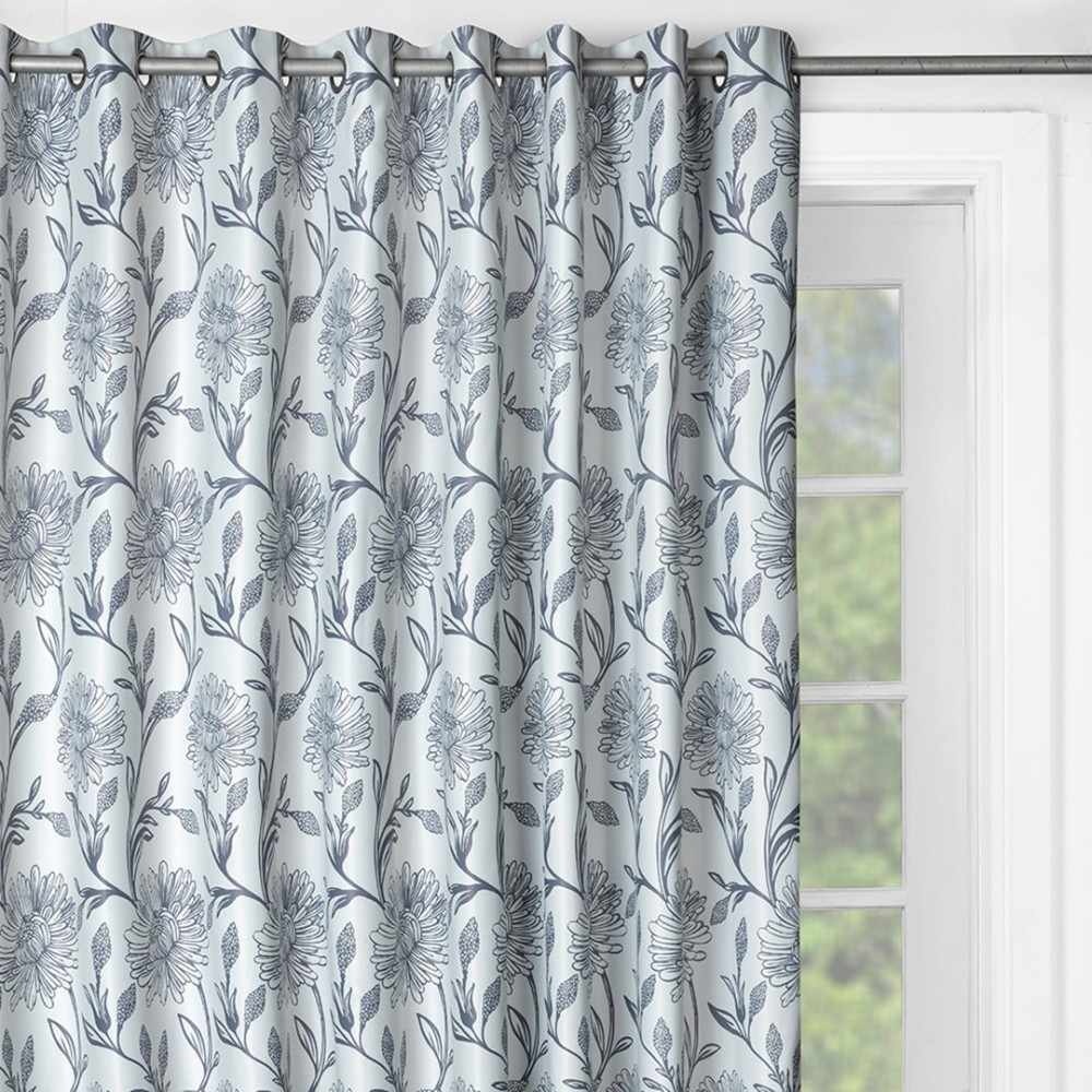 Aster Grey Curtain | Volpes