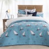 Toby Teal Quilt Set | Volpes